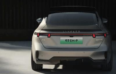 Cina Oggi è stato lanciato il più recente veicolo LYNK& CO 07 EM-P a lunga autonomia di 126 km con motore elettrico da 160 kW e coppia da 350 Nm in vendita