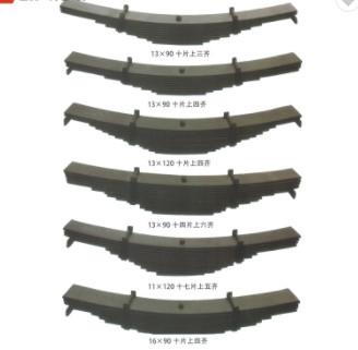 Cina Molle a lamelle della pantofola del rimorchio di 1120MM 66MM un rimorchio Axle Leaf Springs 86kg da 3500 libbre in vendita