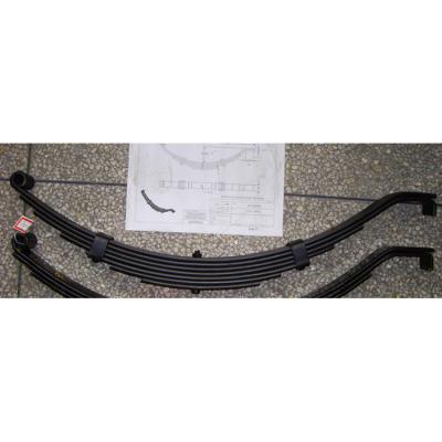 Cina 13cm 6 ODM del SUP nero 7 delle molle a lamelle della pantofola del rimorchio della foglia 90MM in vendita