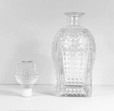 中国 750ml アルパインウイスキー ガラスボトル - カスタマイズ、スーパーフリントガラスボトル、アメリカンラム 販売のため