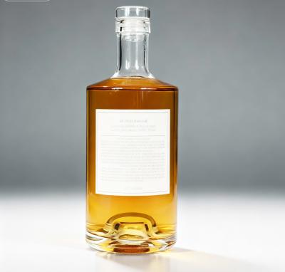 Cina Bottiglia in vetro di 750 ml di Jersey Whiskey -Personalizzazione, Bottiglia in vetro Super Flint, Rum americano in vendita