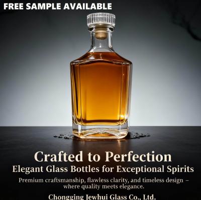 China 700ML XO, JIMM Gognac   Glass Bottle -Customization, Super Flint Glass Bottle for sale