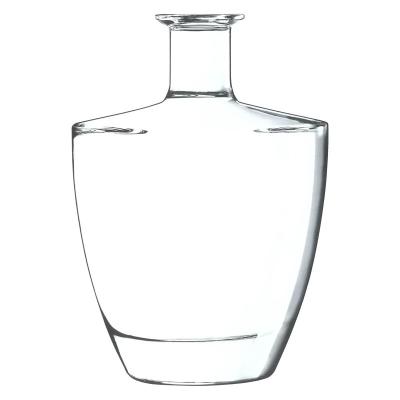 Cina Lo spirito di vetro del silice 700ml imbottiglia la caraffa Kheops 226mm con Carnette Cork Neck in vendita