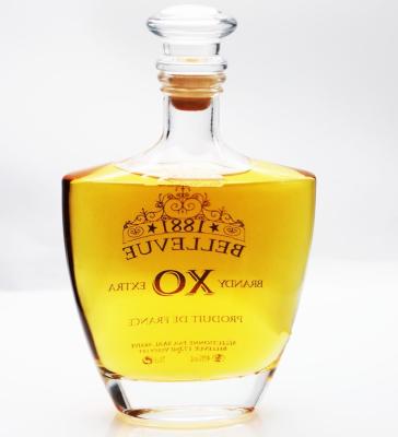 China Glasgeist des Feuerstein-700ml füllt Karaffe Kheops 226mm mit Carnette Cork Neck ab zu verkaufen