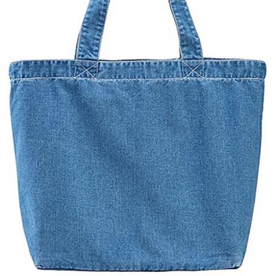 Cina larghezza a 60 pollici del tessuto del denim del lavaggio degli enzimi di Totebag dei tessuti di estate della primavera 370gsm in vendita