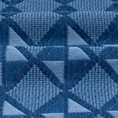 Cina Tessuto materiale Nopilling del denim del jacquard del vestito dal cotone di usura dell'ufficio 9.3OZ in vendita