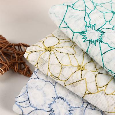 China Salz-Schrumpfung Baumwoll-Liberty Print Fabrics 70gsm für Breite der Sommer-Blusen-127cm zu verkaufen