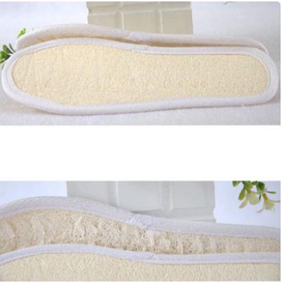 China Van de Zorgmaterialen van de zweet de Absorberende Huid van de de Luffa In te ademen Loopschoen Tussenvoegsels 50g Te koop