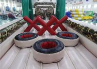 China Inflatable Boot Camp Obstacle Course Challenge / Outdoor Inflatable Obstacle Course for sale