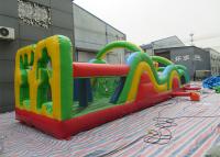 China Outdoor Crazy Interactive Inflatable Obstacle Challenges For Playground for sale