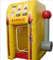 China inflatable cash cube booth for sale