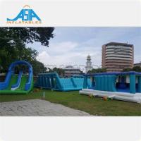 China Durable Insane Inflatable 5k Obstacles Course 72x12m Or Customized for sale