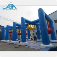 China High Security Inflatable Challenge Obstacle Course With Logo CE ROHS for sale