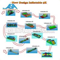 China High Security Inflatable Challenge Obstacle Course With Logo CE ROHS for sale