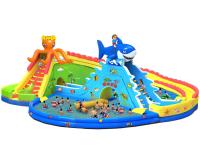 China kids backyard inflatable water park for sale