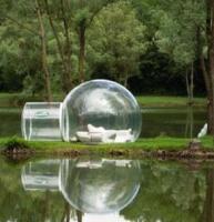 China Custom Made Transparent Inflatable Bubble Tent on Water for sale