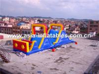 China Customized Inflatable Obstacle Playground Course For Amusement Park for sale