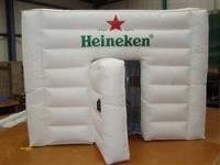 China White Medical Cube Inflatable Tent for sale