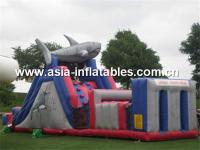 China Inflatable Shark Obstacle Challenges, Inflatable Obstacle Course for sale