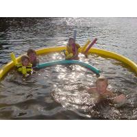 China Customized Round Protective Inflatable Floating Boat Pool for sale