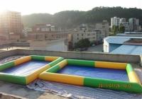 China Colored Rectangular Kids Inflatable Pool for Water Park Games Using for sale