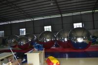 China Fireproof PVC Reflection Inflatable Advertising Balloons Mirror Ornaments for sale