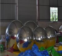 China Fireproof PVC Reflection Inflatable Advertising Balloons Mirror Ornaments for sale