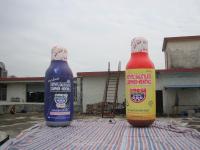China Custum Inflatable Bottles / Can For Promptional for sale