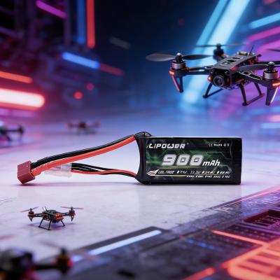 China High Discharge Rate 3S Lipo 900mAh 1100mAh 70c Lipo Battery for FPV Racing Drone Quadcopter for sale