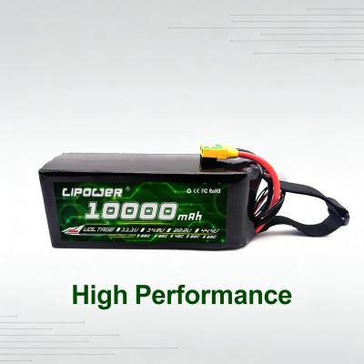 China 12s 10000mah 22000mah Lipo Battery UAV FPV Drone VO 10000 Customized for sale