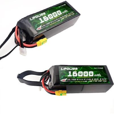 China Semi Solid State 6S 16000mah 5000 Mah Drone Battery 10C 25C Longest Lasting for sale