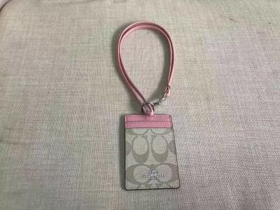 China Brand Coach ID Card Badge Bank Card Holder Set Leather Card Sets for sale