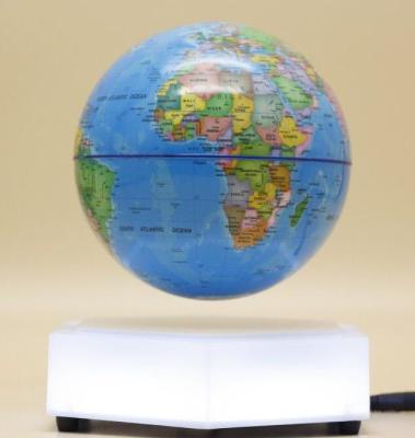 China new hexagon magnetic floating levitate globe decor 8 inch for sale