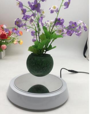 China Factory manufacture magnetic levitation floating air bonsai plant flower potted for desk for sale