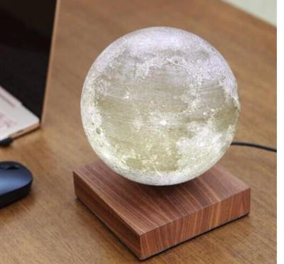 China new factory sale magnetic levitation floating 3D moon lamp light bulb for sale