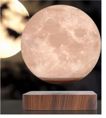 China promotion new square base magnetic levitation 6inch moon lamp light for decor gift for sale