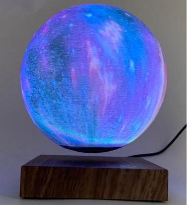 China magnetic levitation Stunning Moonlight ,floating 3D starry moon lamp for gift decor for sale