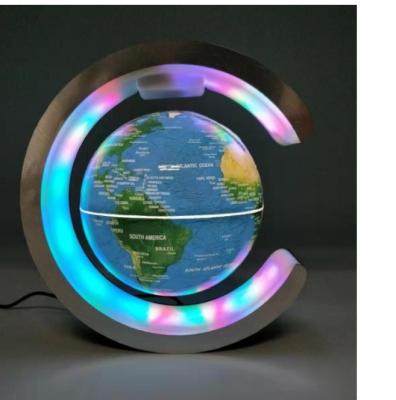 China G shape Hover Table Lamp, Globe Creative Gifts Magnetic Levitation Globe 6inch 7inch for sale