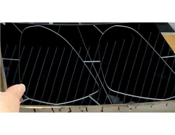 1064nm Laser Glasschneidegeräte 10W 20W 40W 70W 80W Für Autoteile Rückspiegel