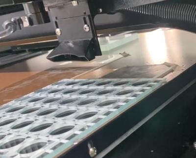 China Small Size Glass Mirror Cutting Machine 50W For Car Rearview Mirror for sale
