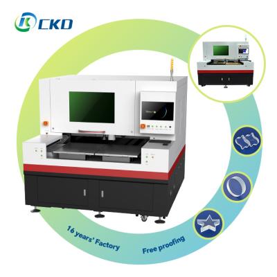 Cina Precision HTI Controlled Glass Laser Cutting Machine con 150W di potenza di scissione della sorgente laser. in vendita