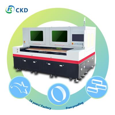 China 30-90W Precision CNC CO2 Laser Glass Cutting Machine with Splitting Laser Source for sale