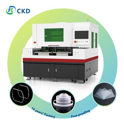 China Máquina de corte a laser de vidro pequeno de picossegundos de infravermelho Máquina de corte a laser de vidro óptico à venda