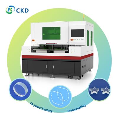 Chine HTI contrôlée ± 0,01 mm précision de coupe machine de coupe de verre polygonale à vendre