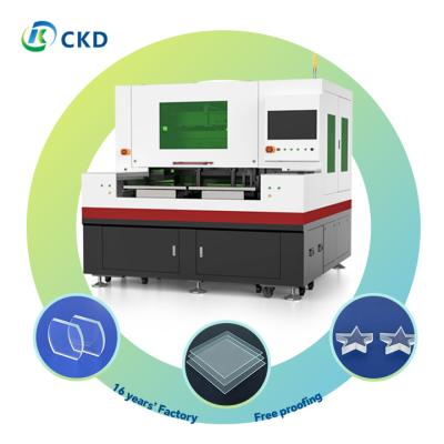 China Ultrasnelle pulseseconde 0,03-25mm Watergekoelde optische glaslasersnijmachine voor precisie Te koop