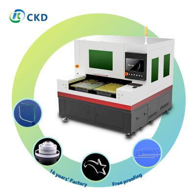 China Advanced Polygonal CNC Glass Cutting Machine with 30/50/60/75/80/90W Laser Power for sale