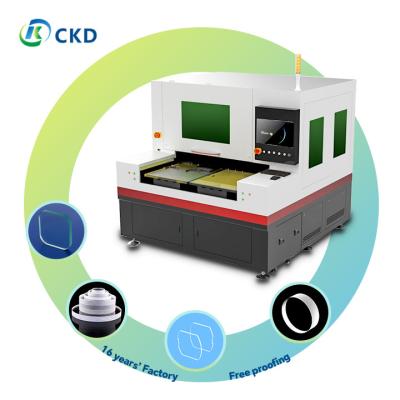 China 1064nm golflengte optische glaslasersnijmachine met aanpasbare tafeldimensies Te koop