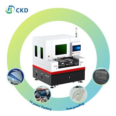 Китай Прецизионная лазерная стекольная режущая машина с углом резки 0-45° и размером резки 260x400mmx2 продается