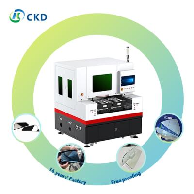 HTI 3.5KW High Speed Glass Mirror Cutting Machine για το μέγεθος κοπής 260x400mm x2