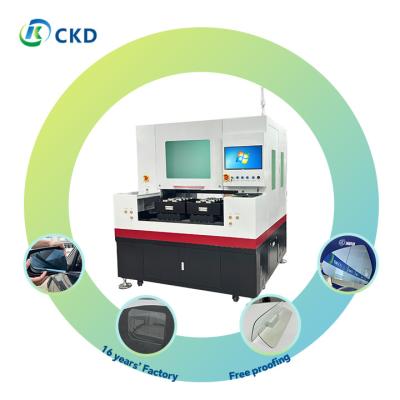 Китай Advanced 220/380V Laser Glass Mirror Cutter With HTI Control System 2000kg 0-45 Cutting Angle продается